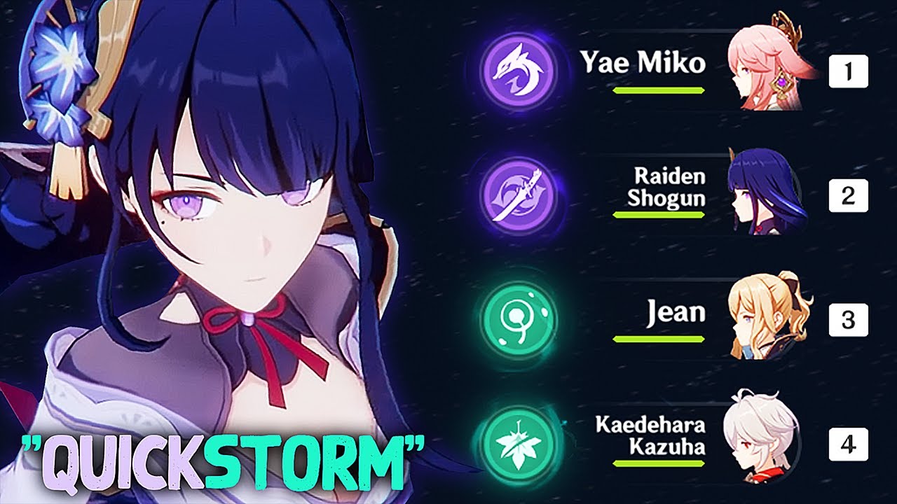 TRY THIS GENSHIN TEAM : Raiden Quick Storm | Raiden Shogun Team ...