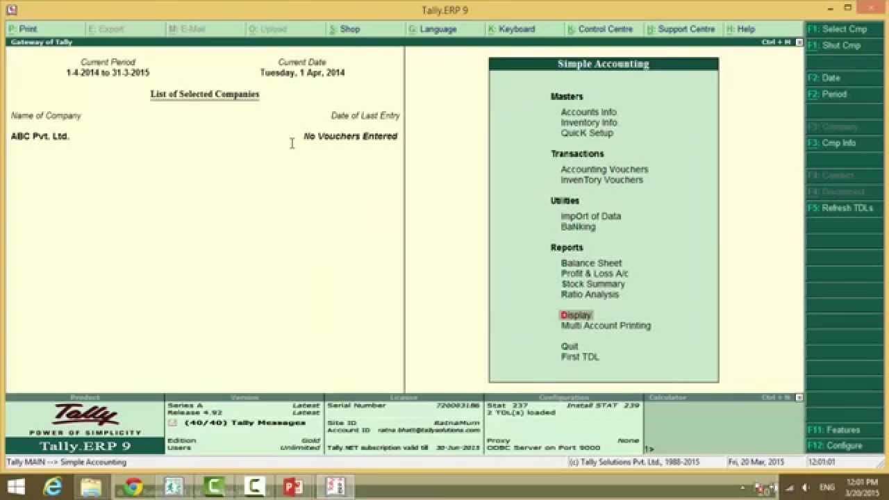 Learn How to do Customization in tally - Basic TDL session1 Part9 - YouTube