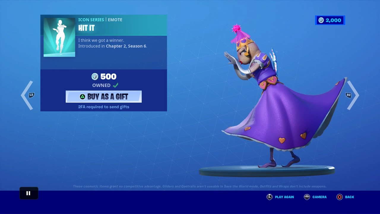 Fortnite HIT IT Emote with Princess Felicity Fish Skin TikTok Dance ...