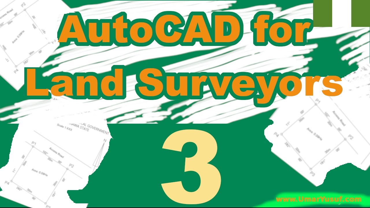 AutoCAD for Land Surveyors 003 - Labeling the survey plan - YouTube