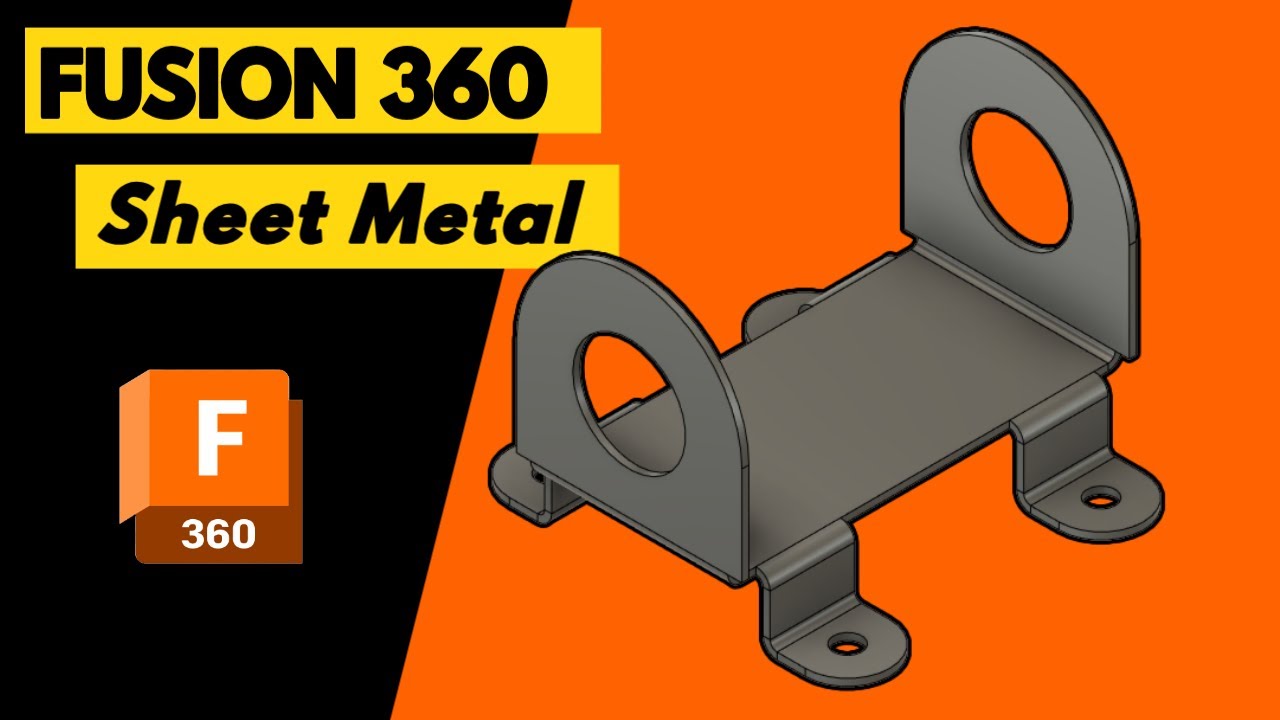 Autodesk Fusion 360 : Sheet Metal - YouTube