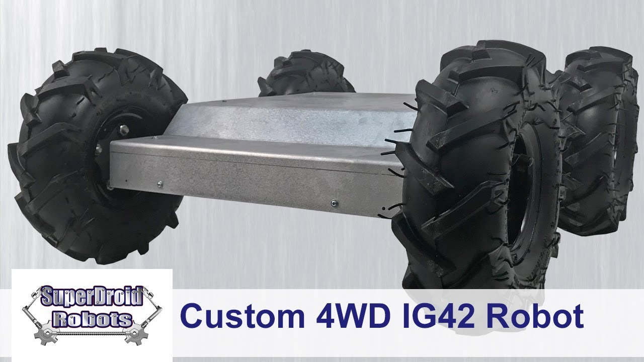 Custom Length IG42-SB All Terrain Robots by SuperDroid Robots - YouTube