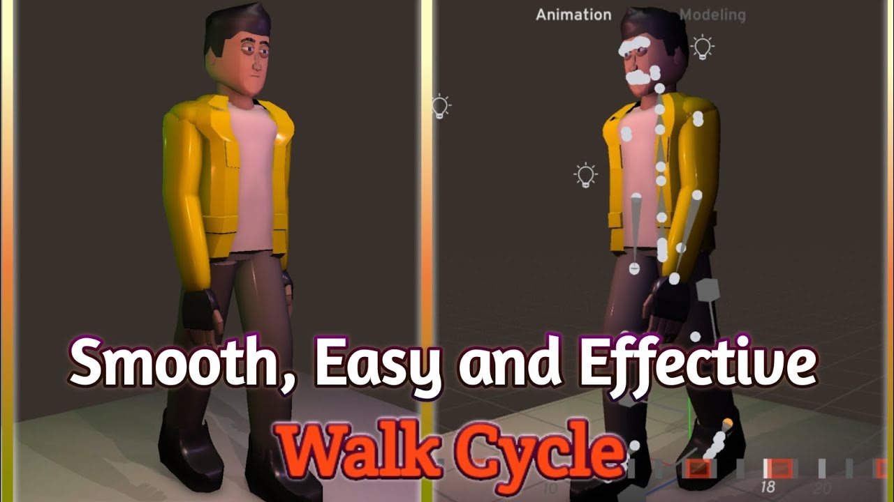 How to Create a Smooth Walk Cycle in Prisma3D 2.1.1: Step by Step ...