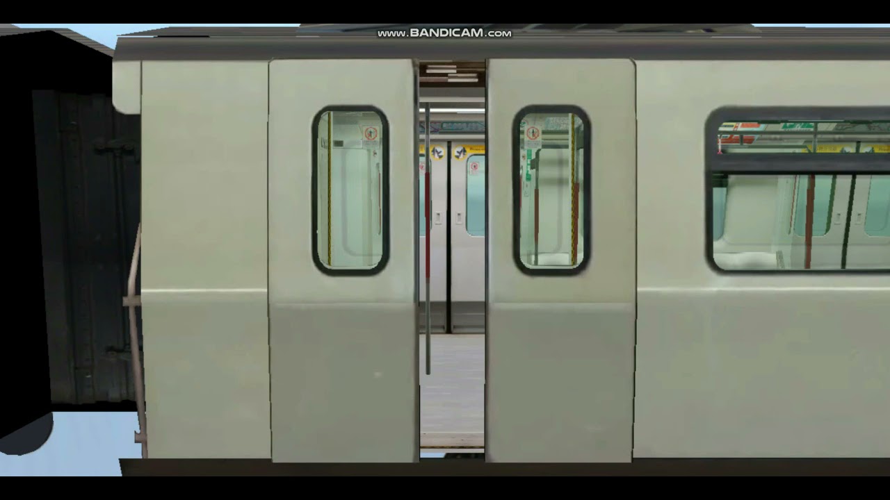openBVE K-Train door test - YouTube