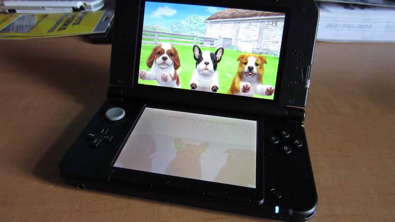 Nintendogs + Cats: French Bulldog 3DS XL Comparison - YouTube