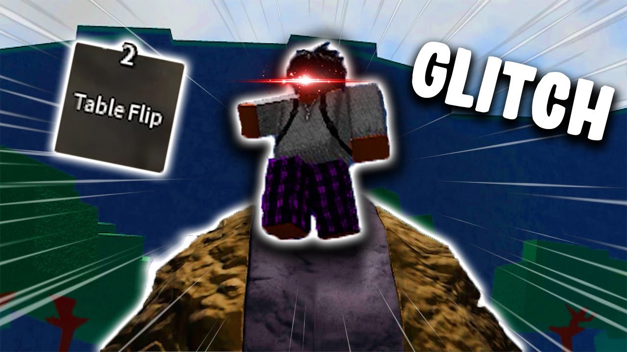 Abusing INVISIBLE Table Flip Glitch (Strongest Battlegrounds) - YouTube