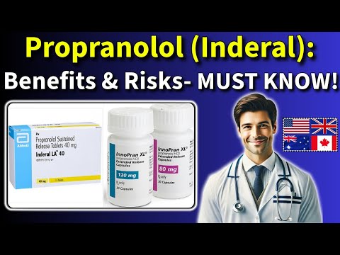 Propranolol (Inderal) for Anxiety, Blood Pressure & Migraines –Uses ...