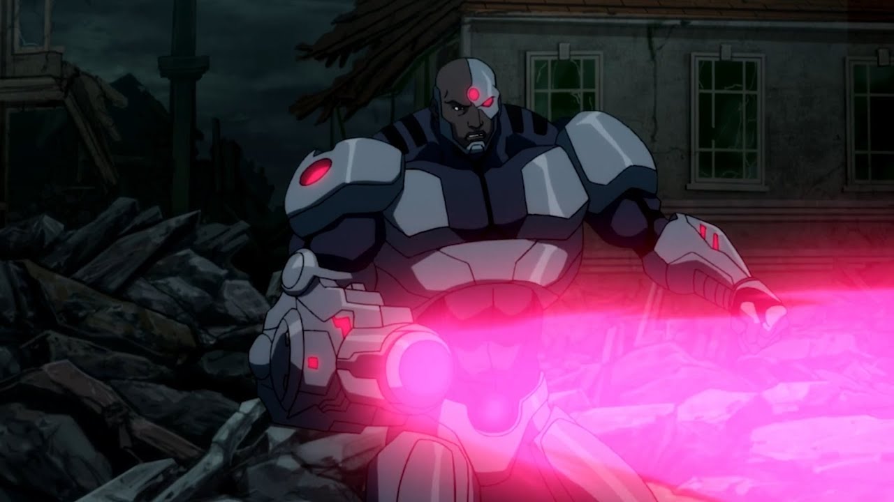 Flashpoint Cyborg Powers and Fight Scenes - Justice League: The ...