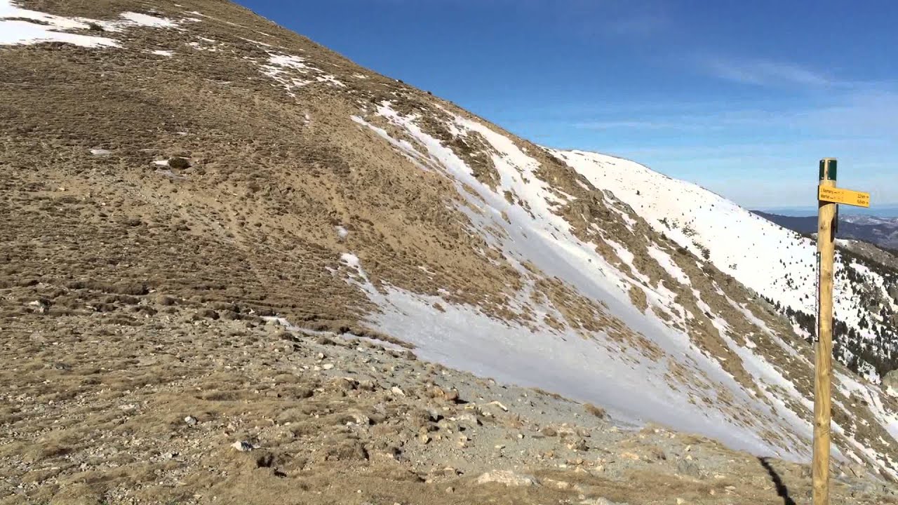 Coll de Mantet 2411m Vallter 2000 - YouTube