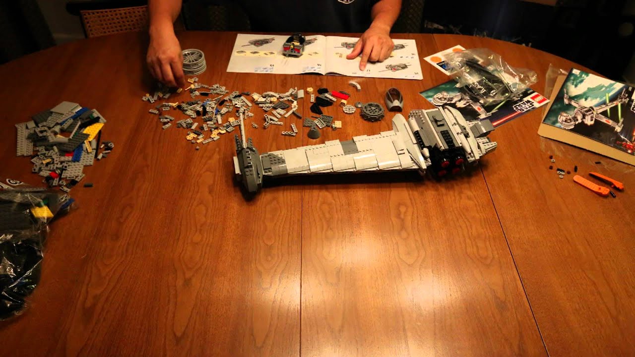 LEGO Star Wars 10227 B-wing Starfighter Time Lapse Build - YouTube