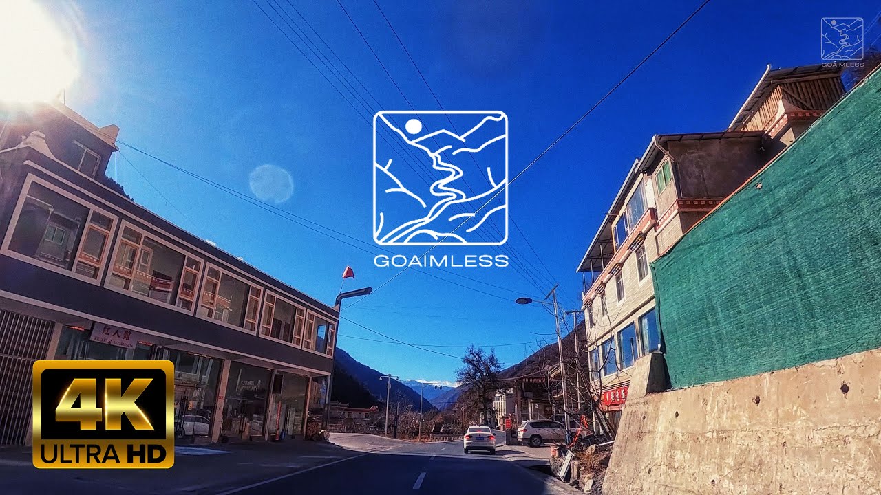 [Immersive]Ballangshan Tunnel to Dawei Town, Xiaojin County - YouTube