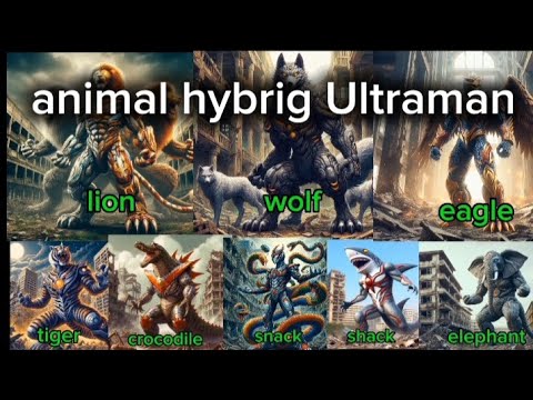 Ultraman evlution #ai #monster #ultraman #animals - YouTube