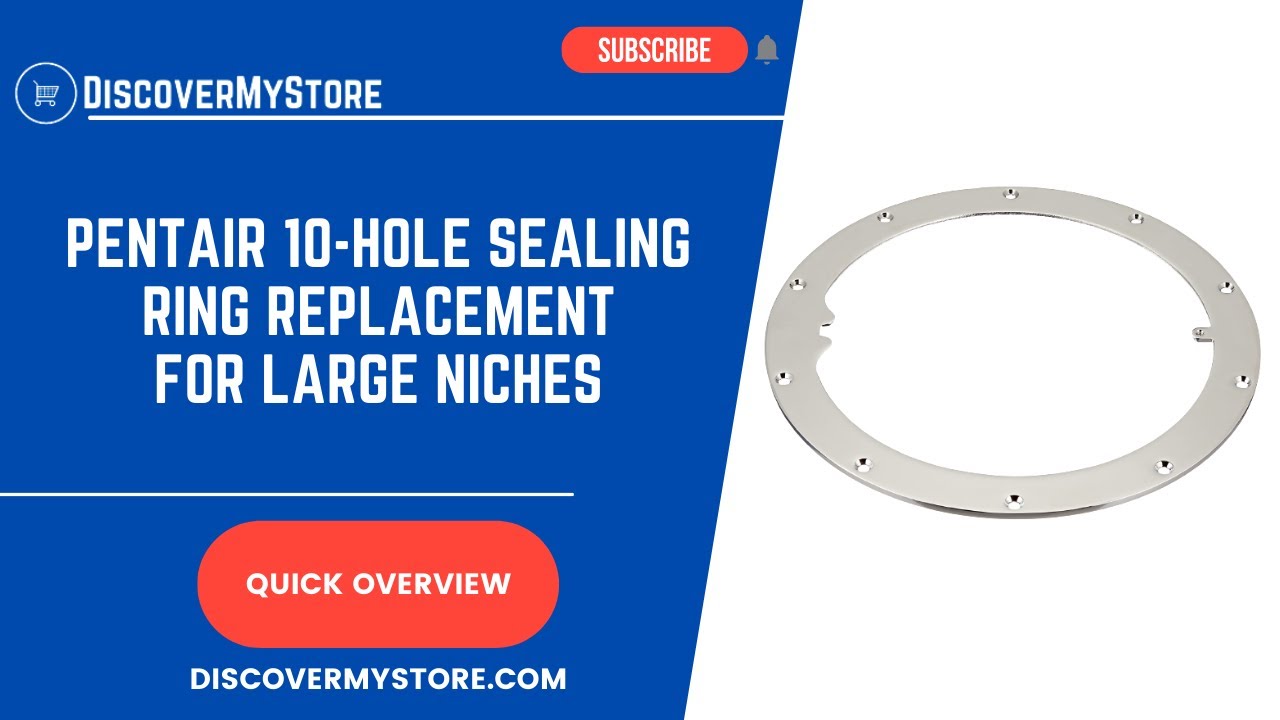 Pentair 79200200 10 Hole Sealing Ring Replacement - YouTube