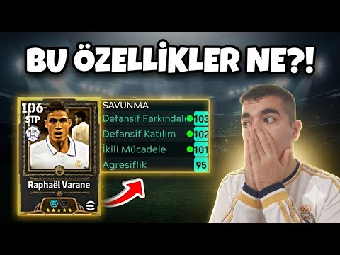 107 RAPHAEL VARANE DENEME! 🔥 EN İYİ OYUN KURUCU MU? 🥶 - (eFootball)