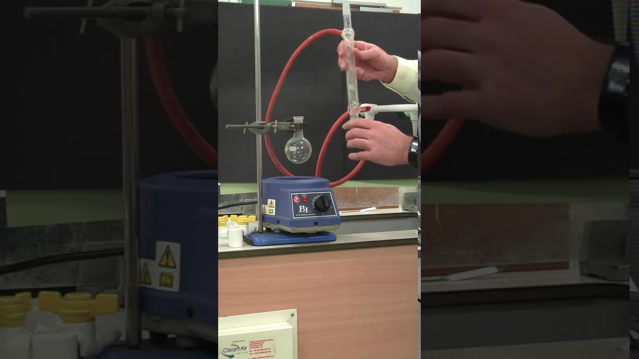 Refluxing a reaction mixture - YouTube
