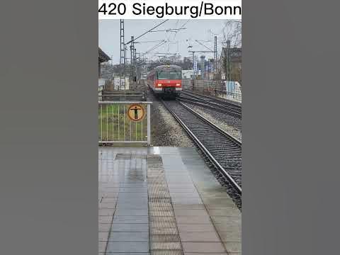 Einfahrt S12 Siegburg/Bonn BR 420 Richtung Hennef - YouTube