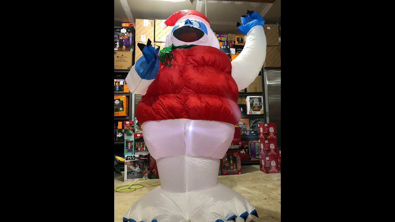 Review: Gemmy Bumble - 6 foot Christmas inflatable - YouTube