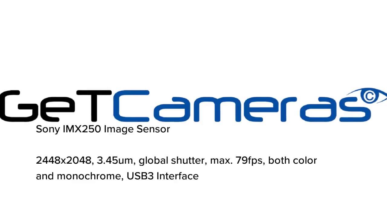 Vision Camera USB3 with Sony IMX250 sensor for industrial applications ...