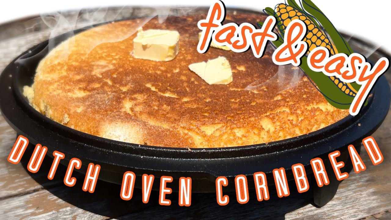 Dutch Oven Cornbread- Baked over the Fire! - YouTube