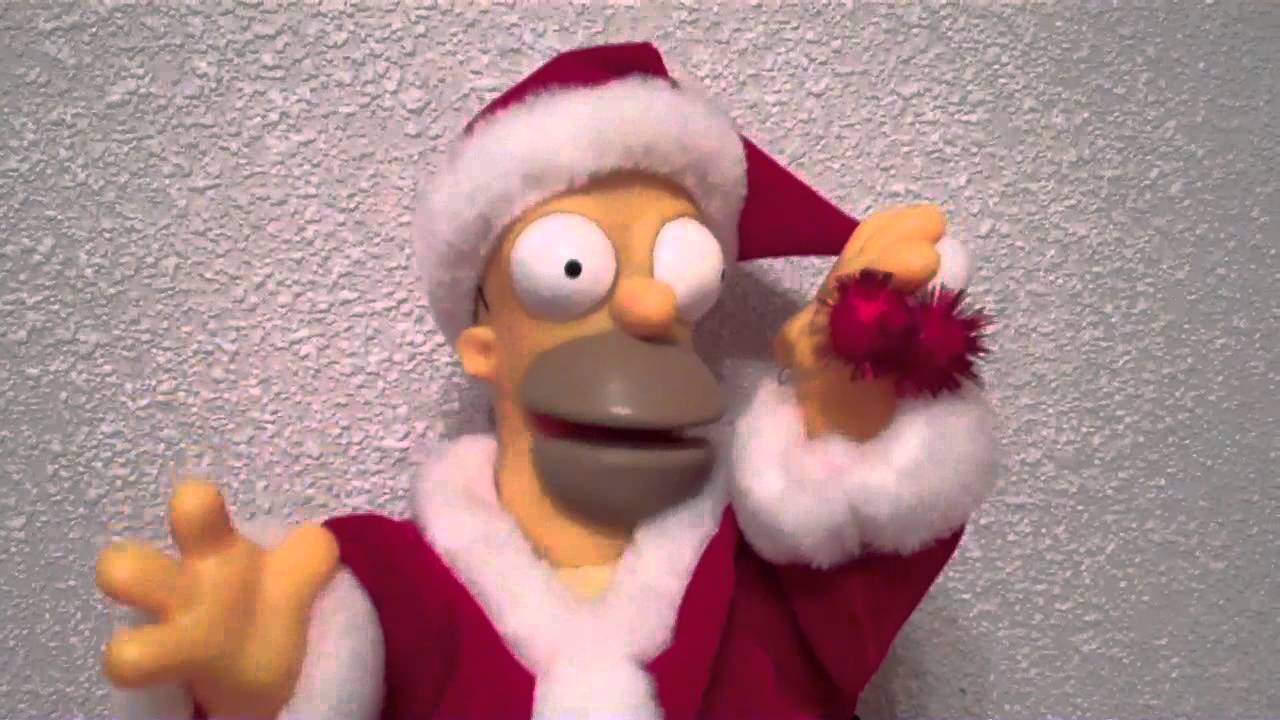Homer Simpson sings "We Wish You A Merry Christmas" - YouTube