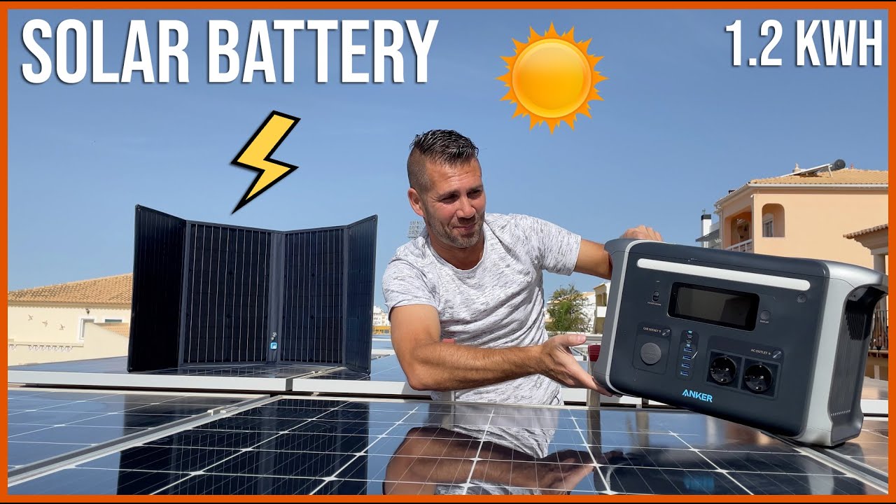SOLAR Battery 1.2 KWh LiFePO4 | Anker 757 PowerHouse - YouTube