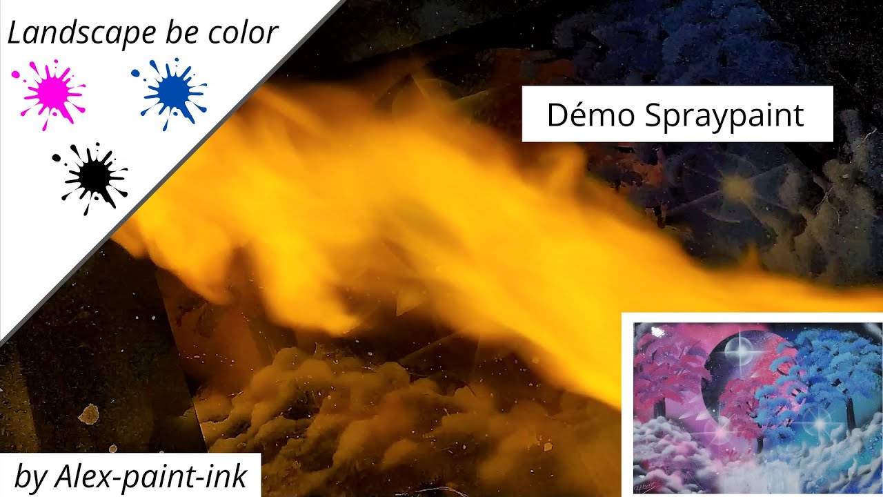 LANDSCAPE BE COLOR SPRAY PAINT - YouTube