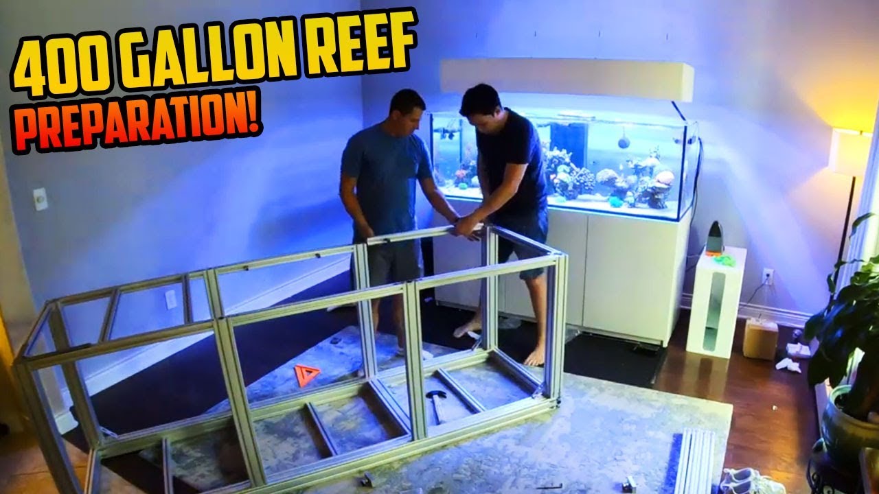 Let's Get Ready For Our 400 GALLON REEF TANK - YouTube