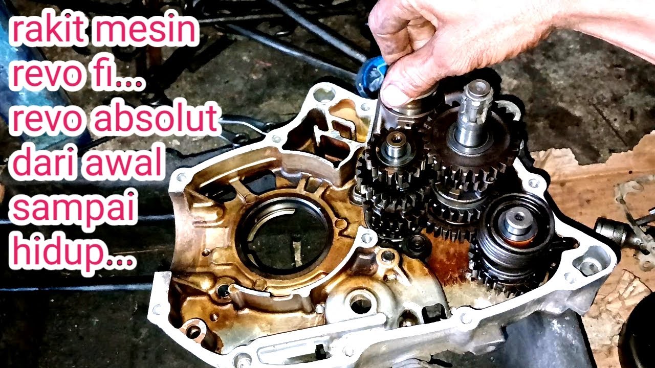 Merakit mesin revo injeksi/revo absolut dari awal sampai jadi - YouTube