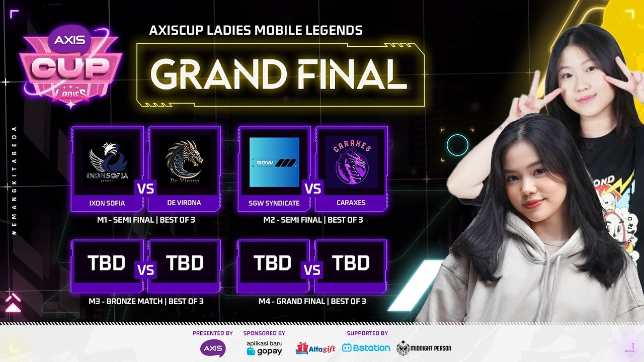 AXIS CUP LADIES MOBILE LEGENDS BANG BANG 2024 - YouTube