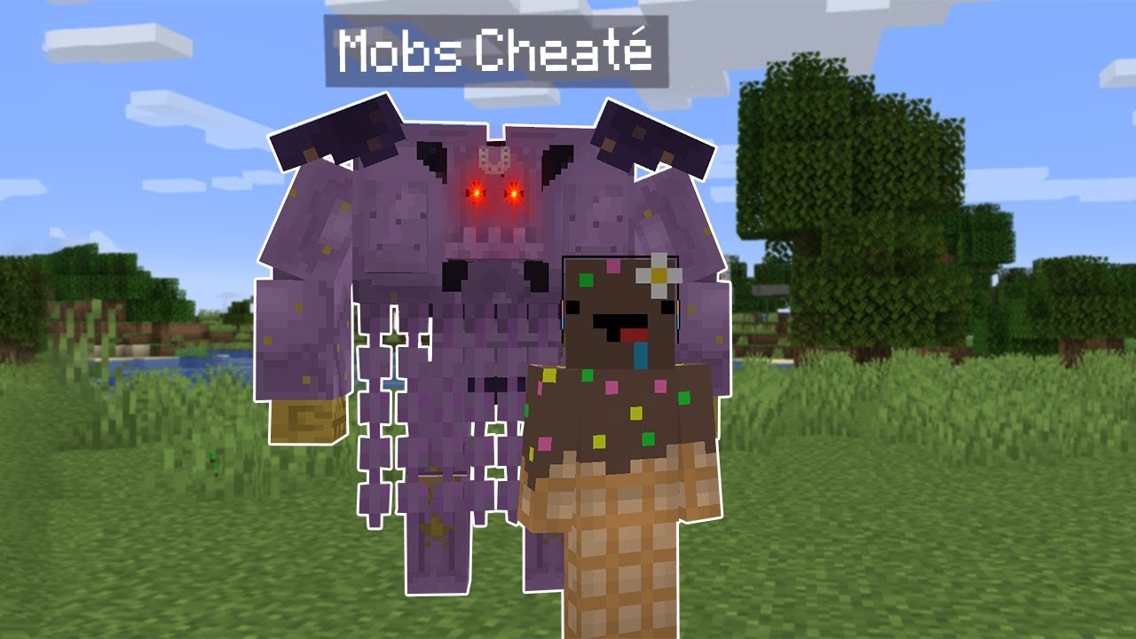 Minecraft mais je contrôle un Mob Ultra Cheat.. - YouTube