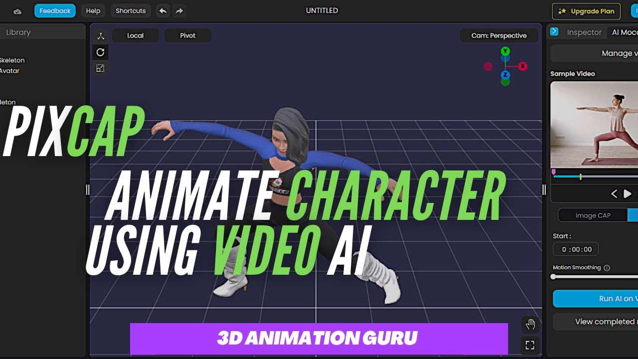 Getting Started with PixCap - Animate Character Using Video AI Without ...