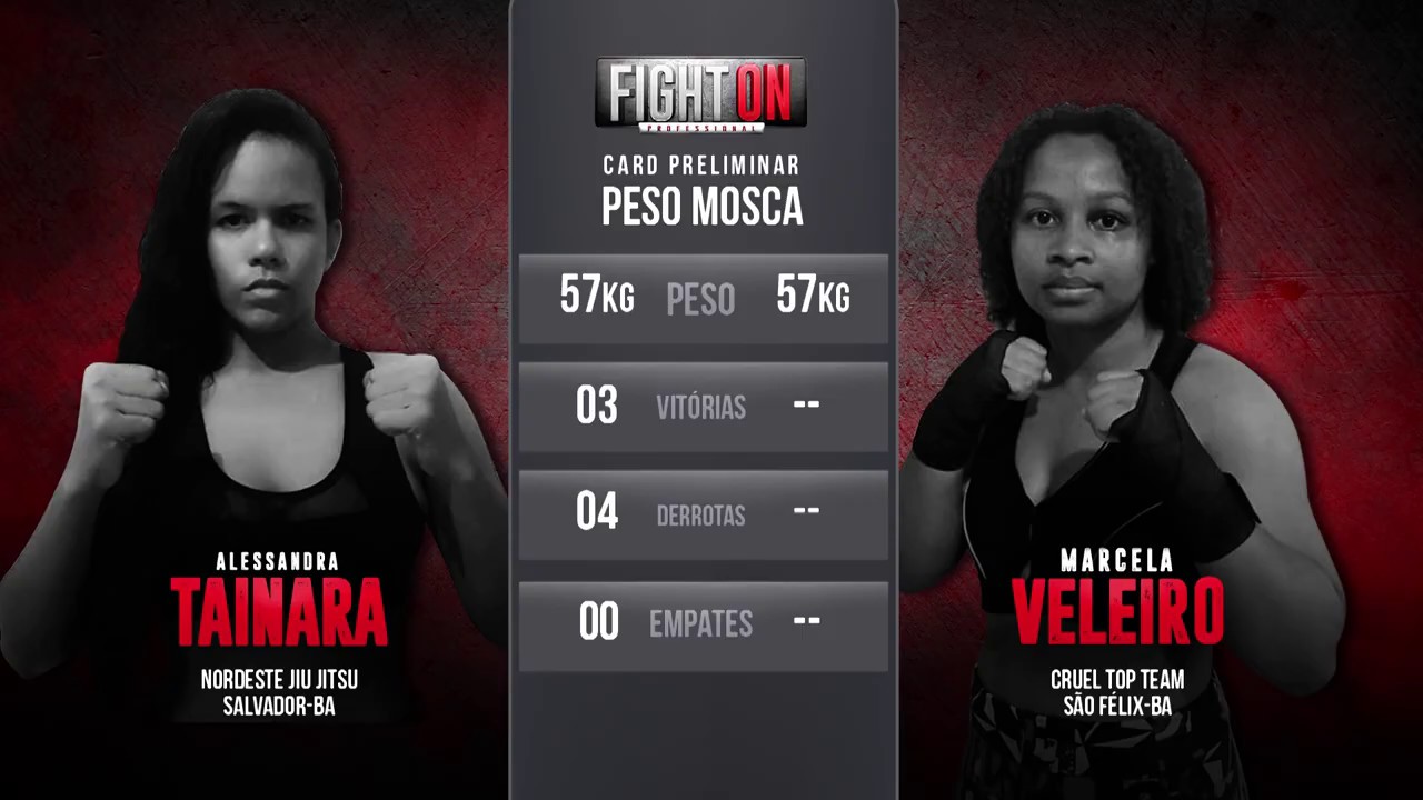 FIGHT ON 6: Alessandra Tainara x Marcela Veleiro - YouTube