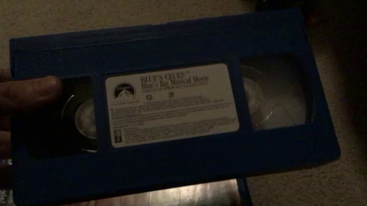 Blue's Clues: Blue's Big Musical Movie 2000 VHS - YouTube