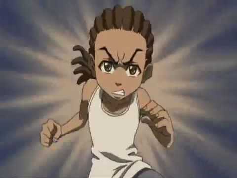 The boondocks Freeman family vs. Stinkmeaner - YouTube