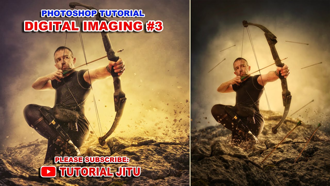 TUTORIAL PHOTOSHOP - INSPIRASI DIGITAL IMAGING #3 || MAKING DRAMATIC ...