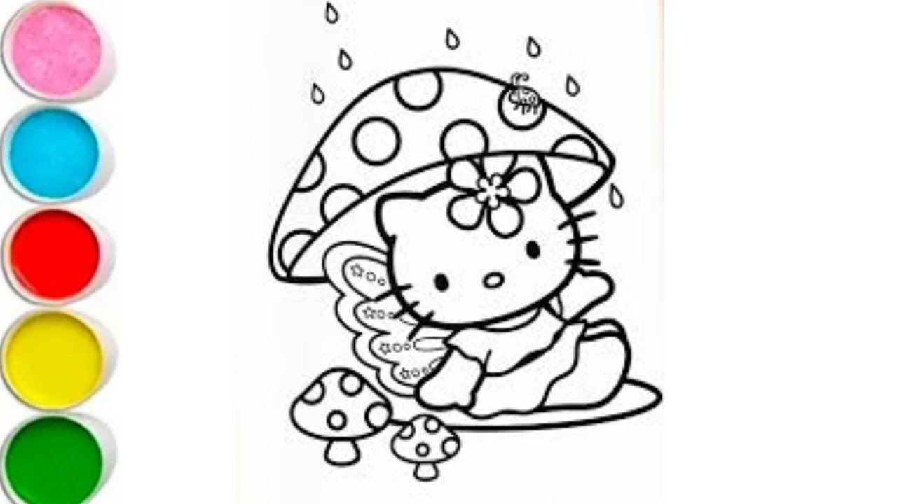 Hello Kitty Drawing, Coloring, Painting for Kids and Toddlers |483 ...