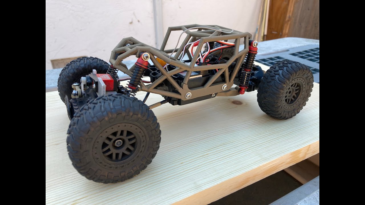 Slo-Mo - Backyard Beta-Testing Custom 3D Printed Chassis and Suspension ...