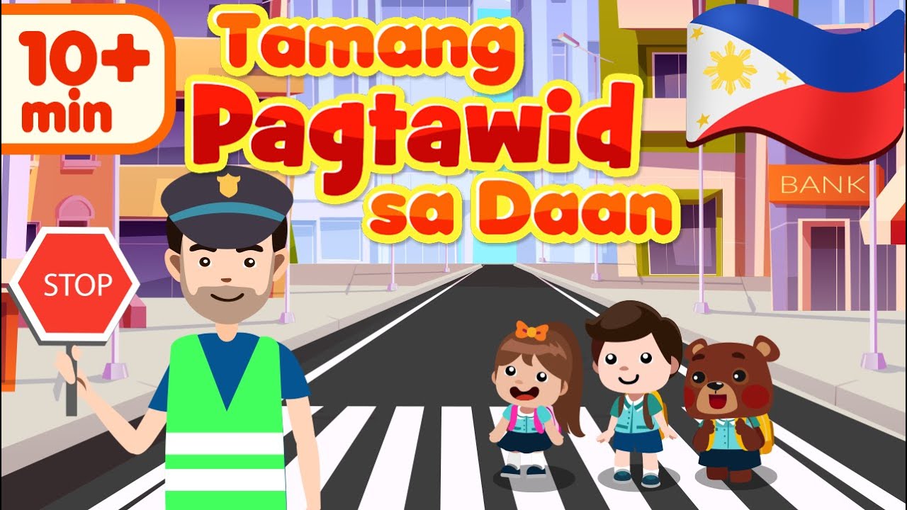 Tamang Pagtawid sa Daan | Flexy Bear Original Awiting Pambata ...