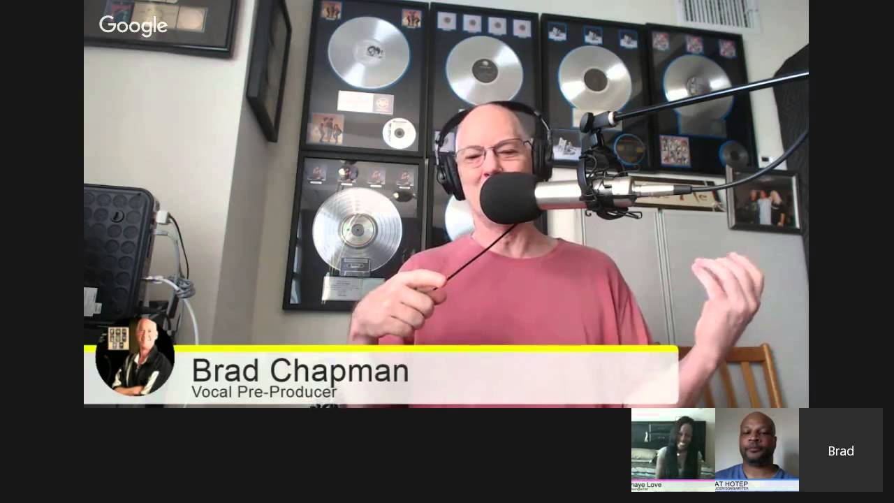 22X Multi-Platinum Vocal Pre-Producer Brad Chapman: Singer/Songwriter ...