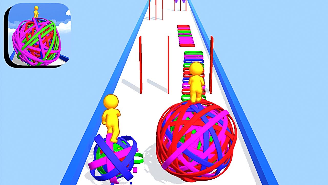 Rubber Ball - All Levels Gameplay Android,ios (Levels 9-11) - YouTube