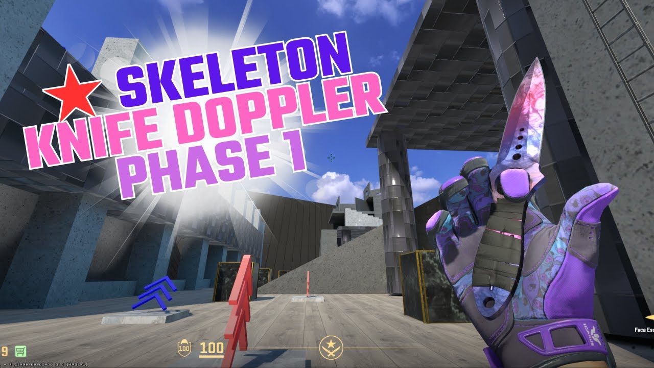 Skeleton Knife Doppler Phase 1 - YouTube