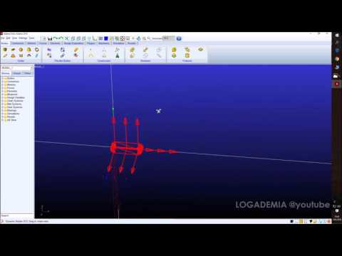 ADAMS View-Krank Biyel Mekanizması Analizi Bölüm 1