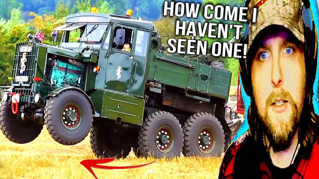 "What a Beast!" American Reacts to the Scammell Explorer - YouTube