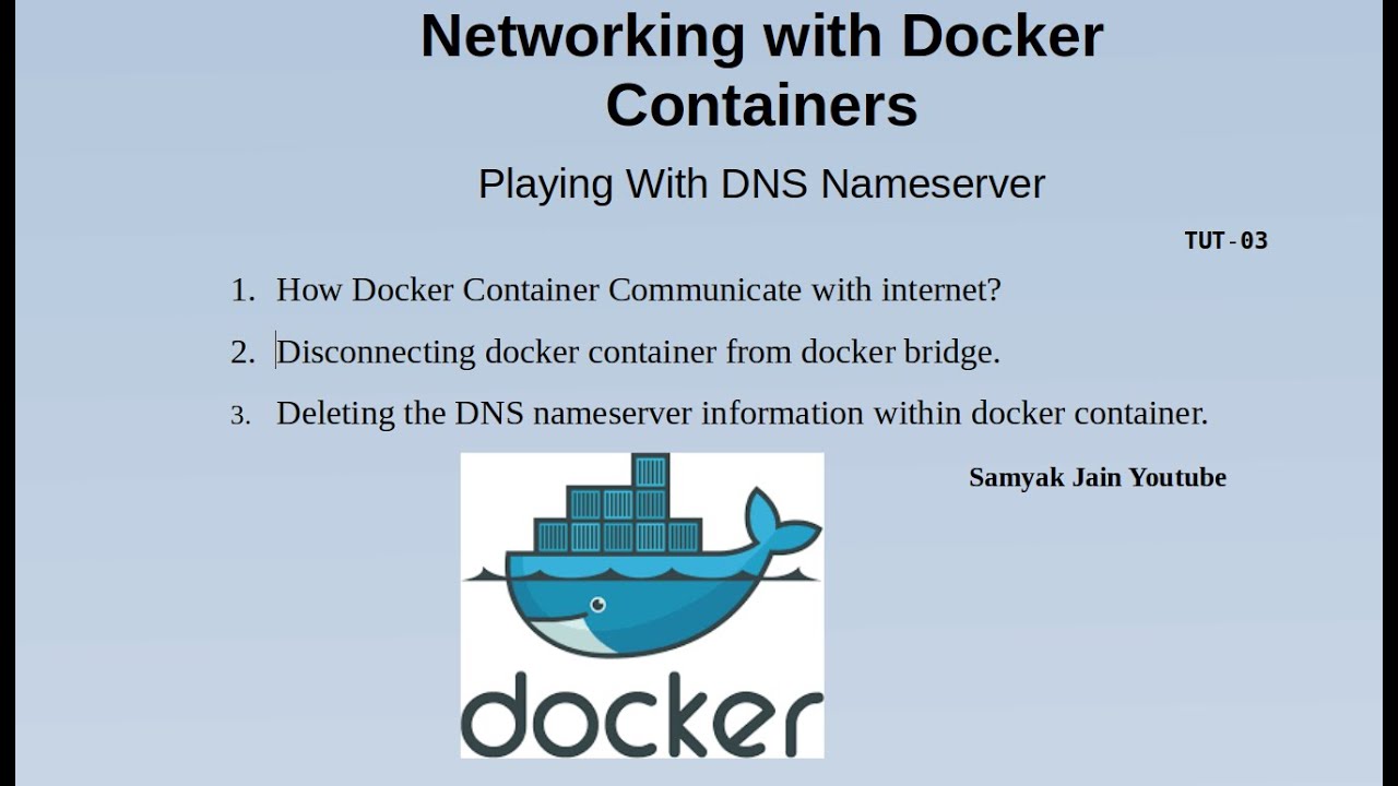 Dns Nameserver Barring Internet Accesstut3networking With Docker 0548