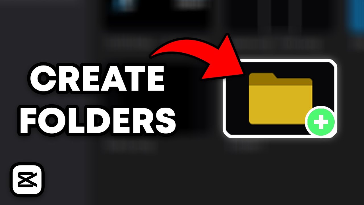 How To Create Folders In CapCut | Quick & Easy - YouTube