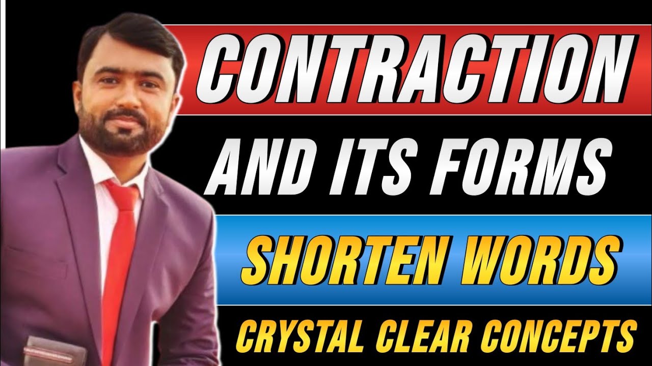 Contraction | what is Contraction? Short form of words | English ...