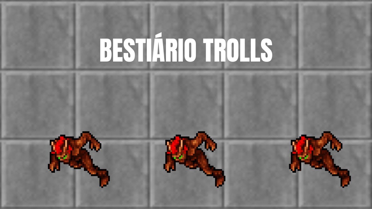 Zerando Bestiário - Rubinot - Tibia - Trolls - YouTube