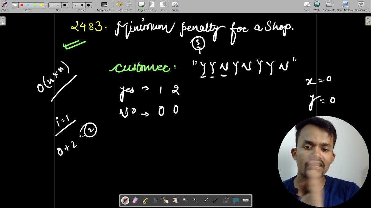 Minimum Penalty for a Shop - Leetcode 2483 - C++/Java/Python - YouTube
