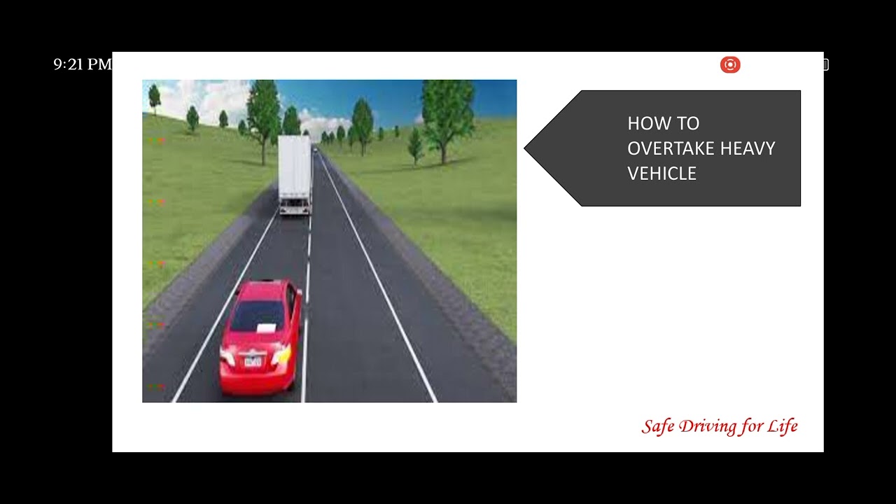 Tip 3: How To Overtake A Heavy Vehicle? - YouTube