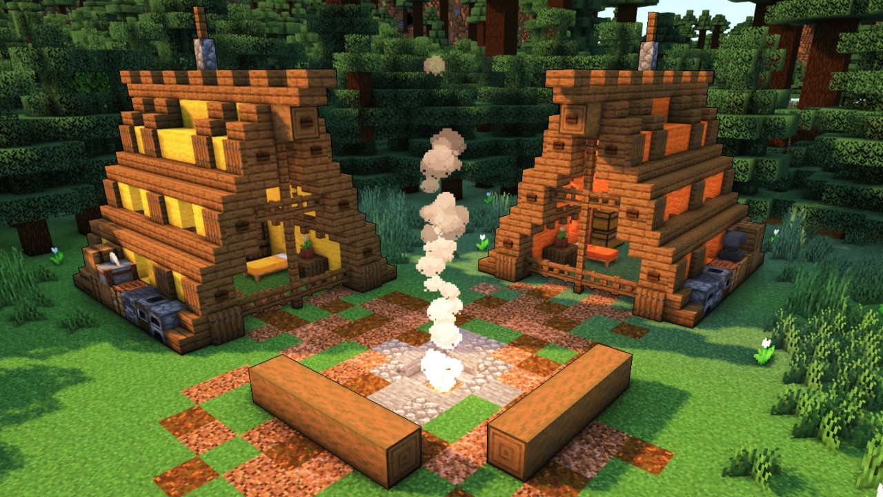 Minecraft: How to Build a Tent | Tutorial - YouTube